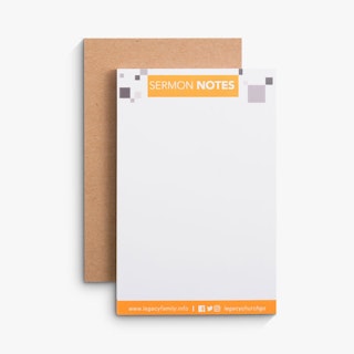 Sermon Notepads | Notebook for Sermon Notes | Smartpress